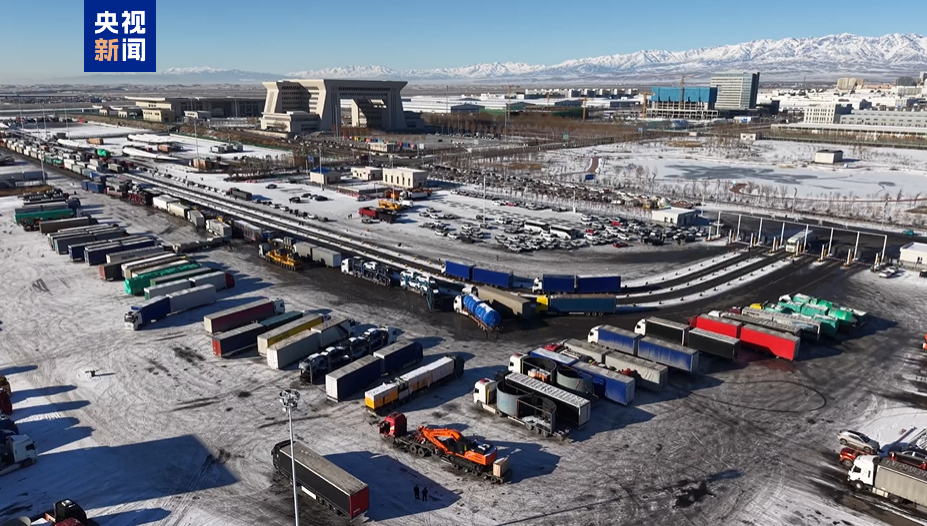 Xinjiang'ın Korgas sınır kapısında ihracat rekoru