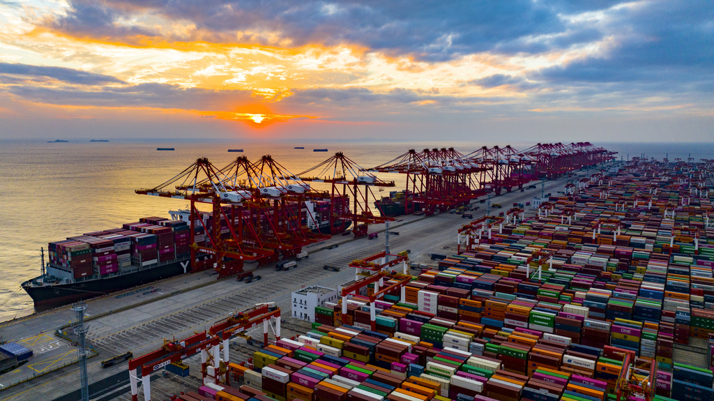 Shanghai: più di 50 milioni di TEU di container per il 2024