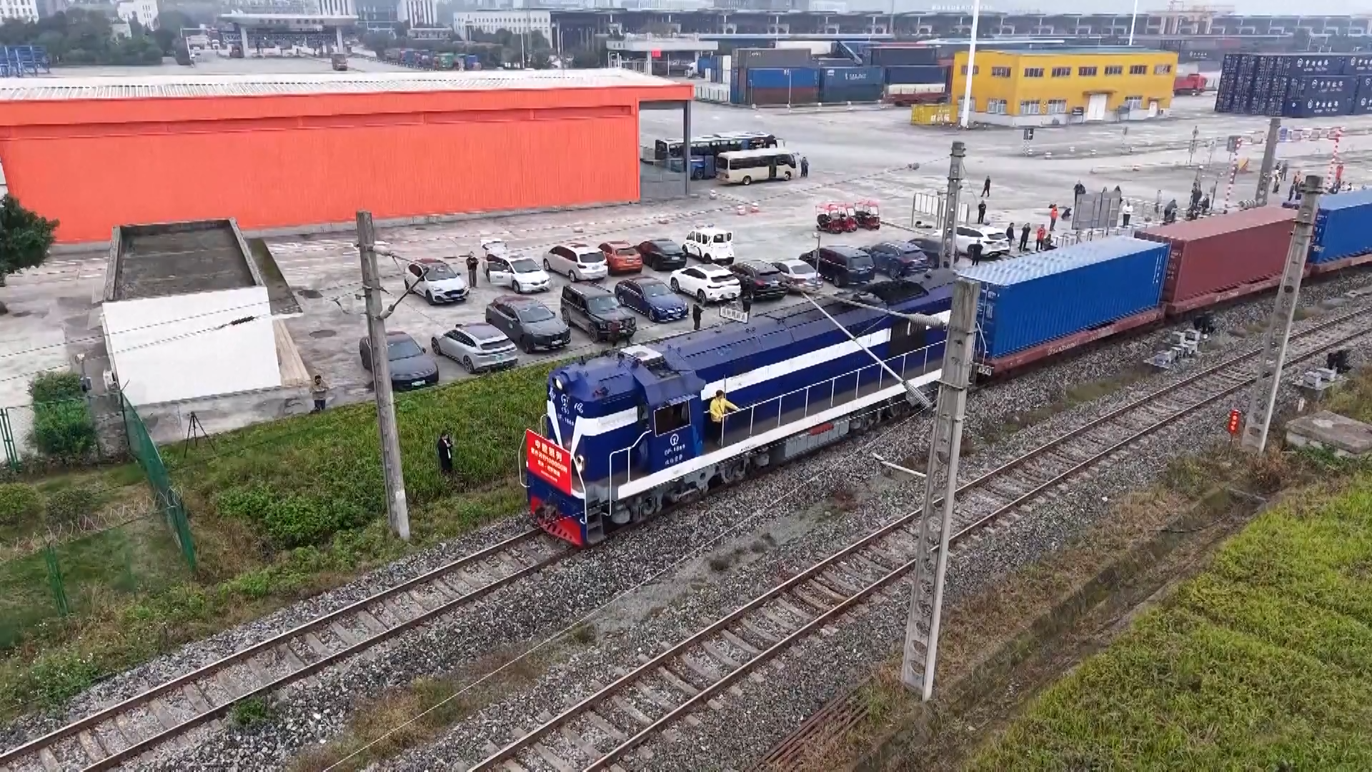 Peste 100.000 de trenuri de marfă China-Europa, operate
