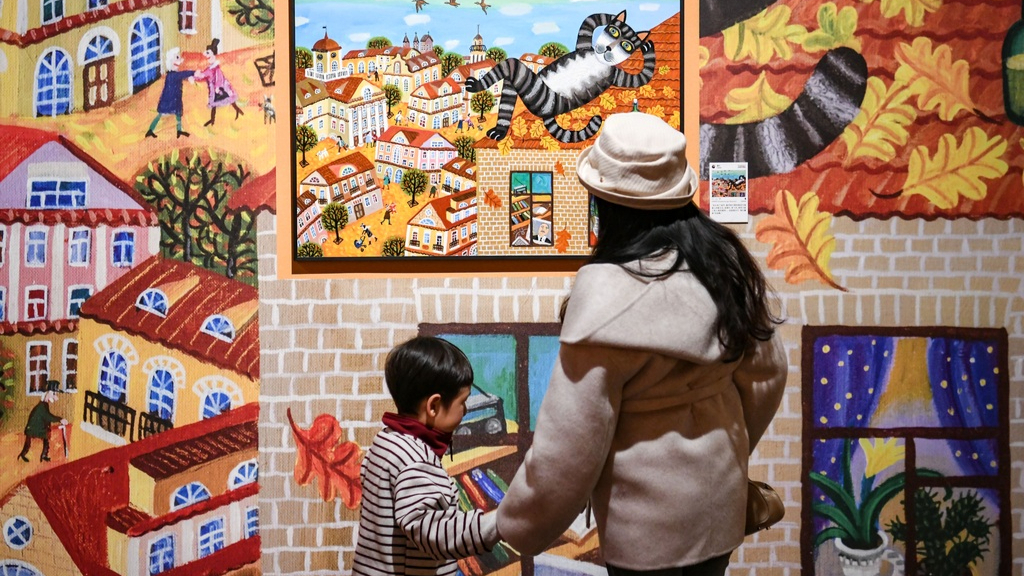 Changzhou: Kunstausstellung feiert Katzen in der Stadt